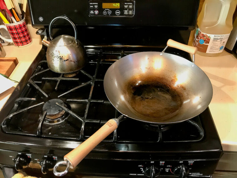 Seasoning Carbon-Steel or Cast-Iron Pans - My Chinese Home Kitchen