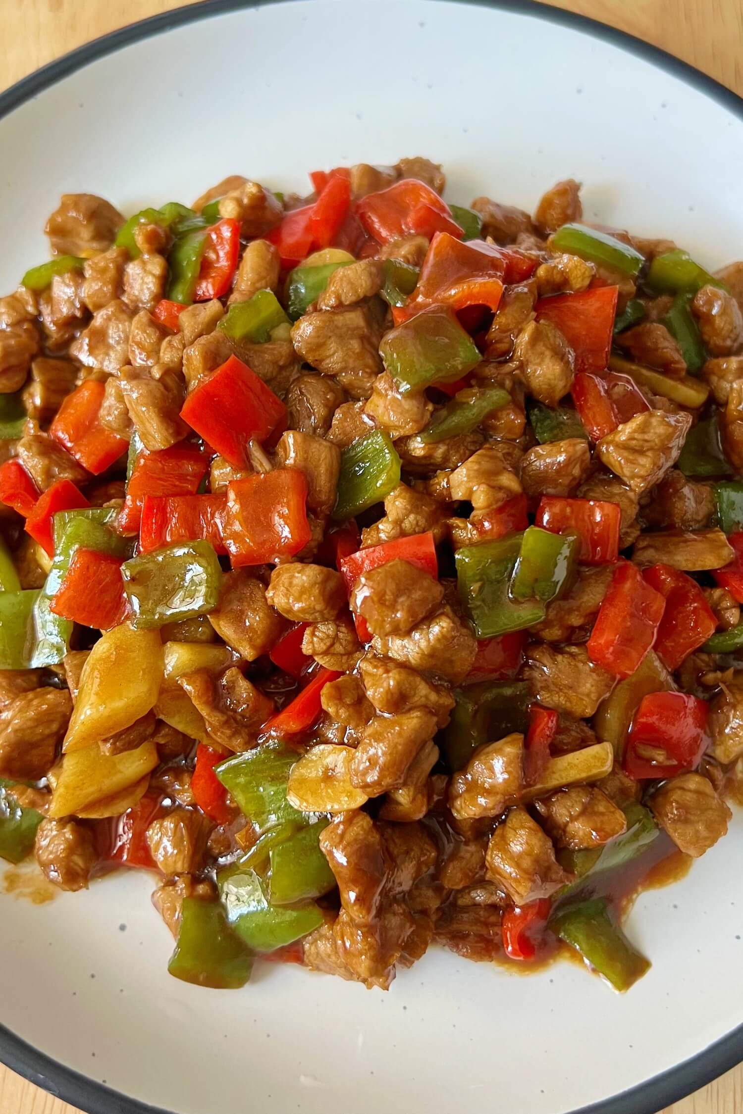 Chinese Diced Beef and Peppers - My Chinese Home Kitchen