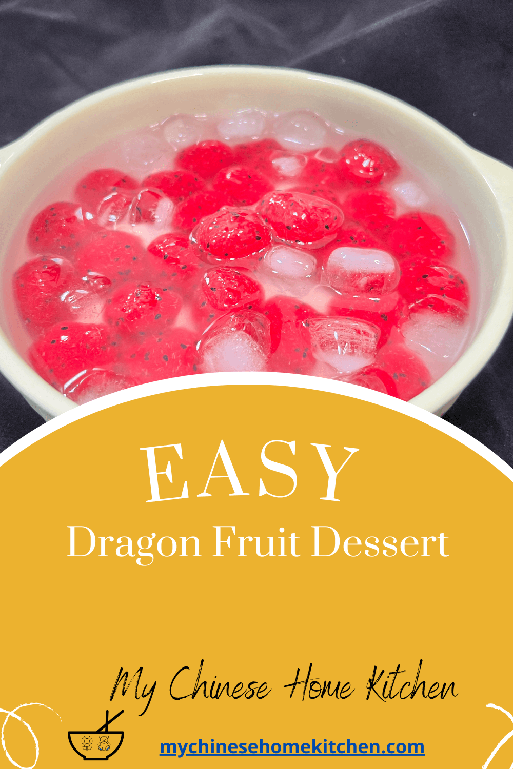 Easy Dragon Fruit Dessert - My Chinese Home Kitchen