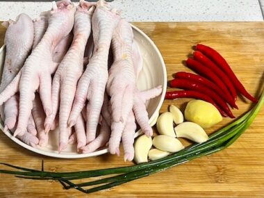 Chinese Spicy Braised Chicken Feet - My Chinese Home Kitchen