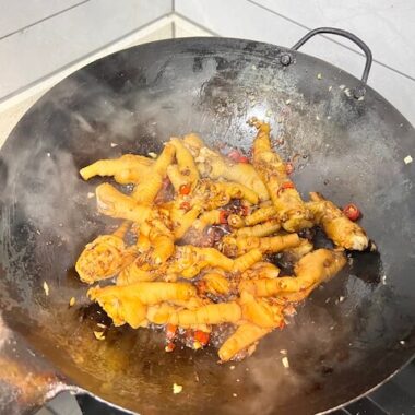 Chinese Spicy Braised Chicken Feet - My Chinese Home Kitchen
